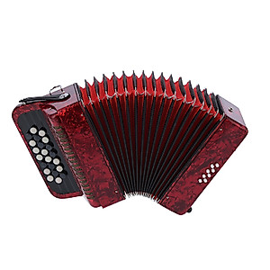Xiuganpo Kids Accordion, Professional Accordian Keyboard Instruments 22 Key 8 Bass Piano Accordion for Music Lovers Educational Musical Instrument for Students, Beginner Accordion(#1)
