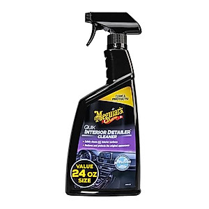 Meguiar's Quik Interior Detailer Cleaner - 24 Oz Spray Bottle