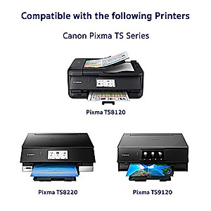 Arthur Imaging Compatible Ink Cartridge Replacement for Canon PGI-280XXL CLI-281XXL PGI 280 XXL CLI 281 XXL use with PIXMA TS9120 TS8120 TS8220 (PGBK, Black, Photo Blue, Cyan, Magenta, Yellow) 6 Pack