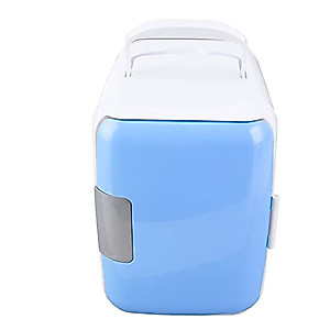 Mavis Laven Mini Fridge Portable Small Car Fridge for Cosmetics (Blue)