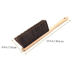 Healeved 2pcs Cleaning Brush Household Brooms Bed Brush Kid Broom Hand Broom Dish Brush with Soap Dispenser Fireplace Brush Small Duster Brush Desk Brush Handheld Brush Brown Lotus Tree
