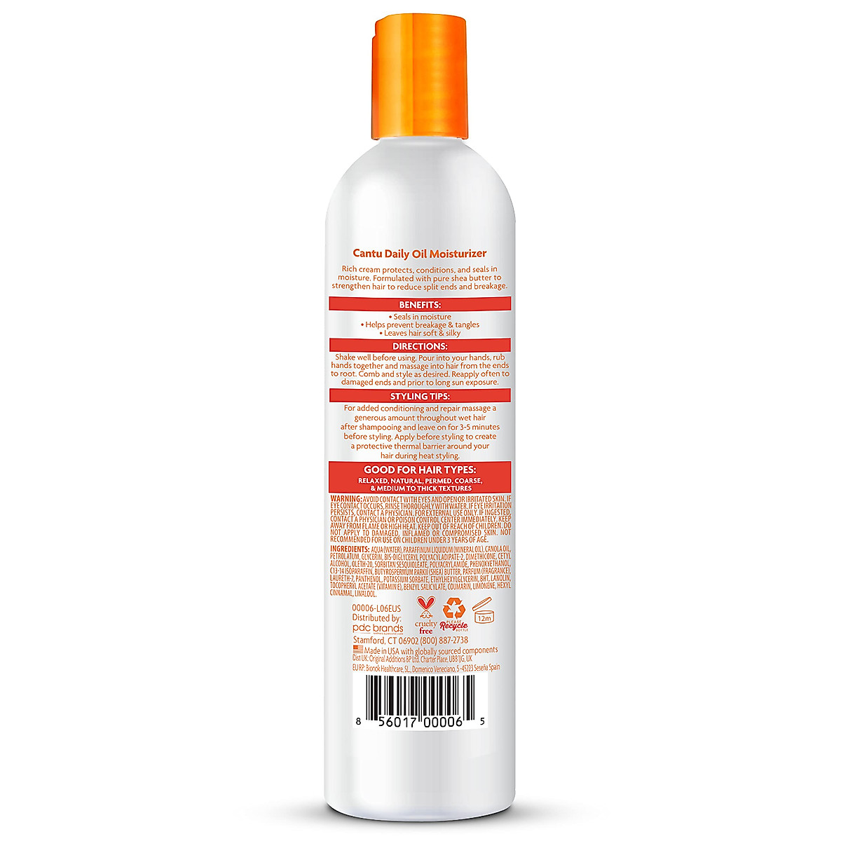 Cantu Daily Oil Moisturizer with Shea Butter, 13 fl oz