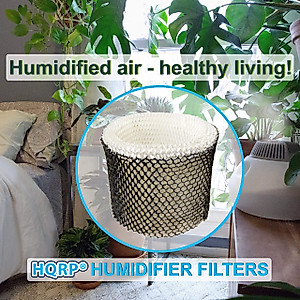 HQRP 2-pack Wick Filter compatible with Walgreens 890-WGN 890WGN LEV320 HF212-UL Cool Mist Humidifiers, W889-WGN Replacement