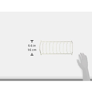 Homebasix JI-39W-3L Lid Storage Rack 4-3/4" x 13" x 5-3/4", White