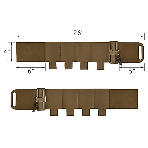 PETAC GEAR Carry Elastic Cummerbund,8 AR Mag Pouches for Vest Quick Release Mounting Strap for FCPC LBT LBX (Set)