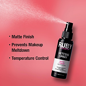 Ruby Kisses 24Hr Never Touch Up Matte Finish Setting Spray 1.69 Fl Oz
