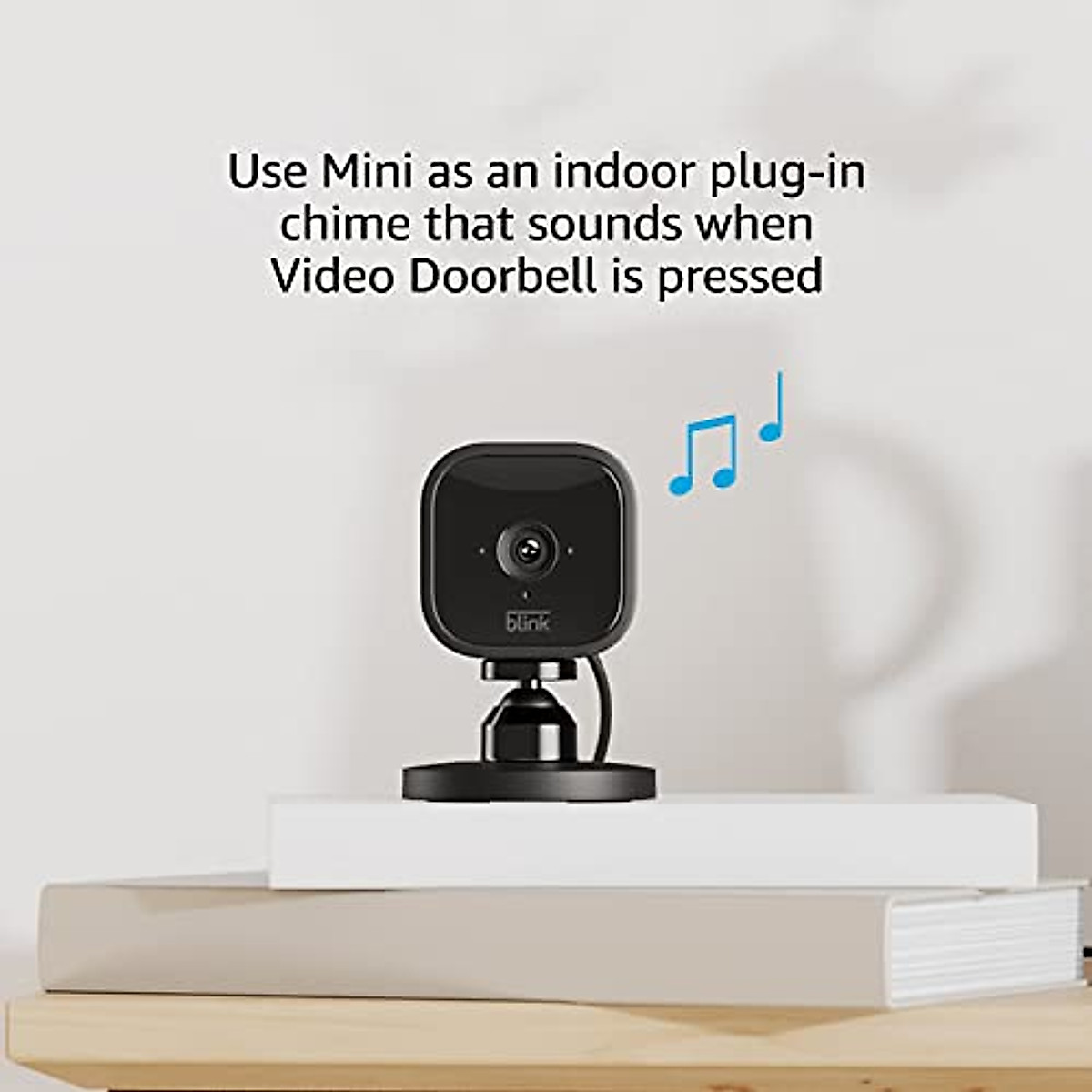 Blink Video Doorbell (White) + Mini Camera (Black) with Sync Module 2 | Two-Way Audio, HD Video, Motion and Chime Alerts | Alexa Enabled