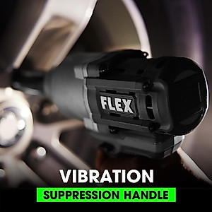 FLEX 24V Brushless Cordless 1/2-Inch 1,150 Ft-Lbs High Torque Impact Wrench Kit with 5.0Ah Lithium Battery and 160W Fast Charger - FX1471-1C