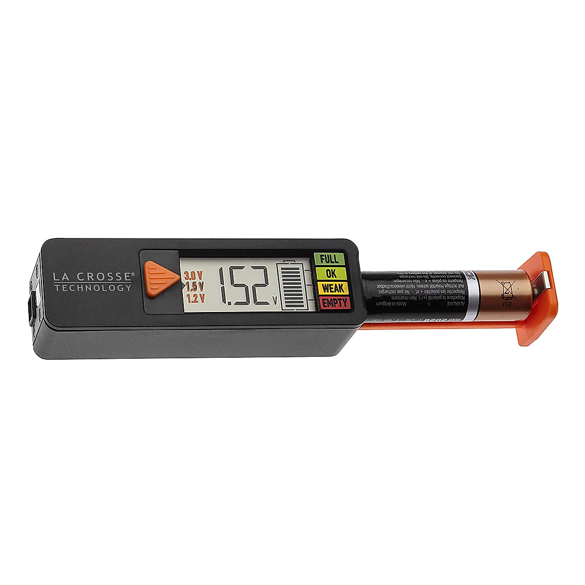La Crosse 911-65557-INT Portable Digital Battery Tester