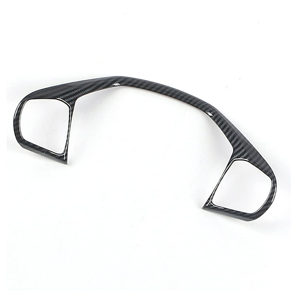 ruihe 2pc Carbon Fiber Folor Steering Wheel Cover Trim Fit for Ford Explorer 2020 2021 2022 2023 2024