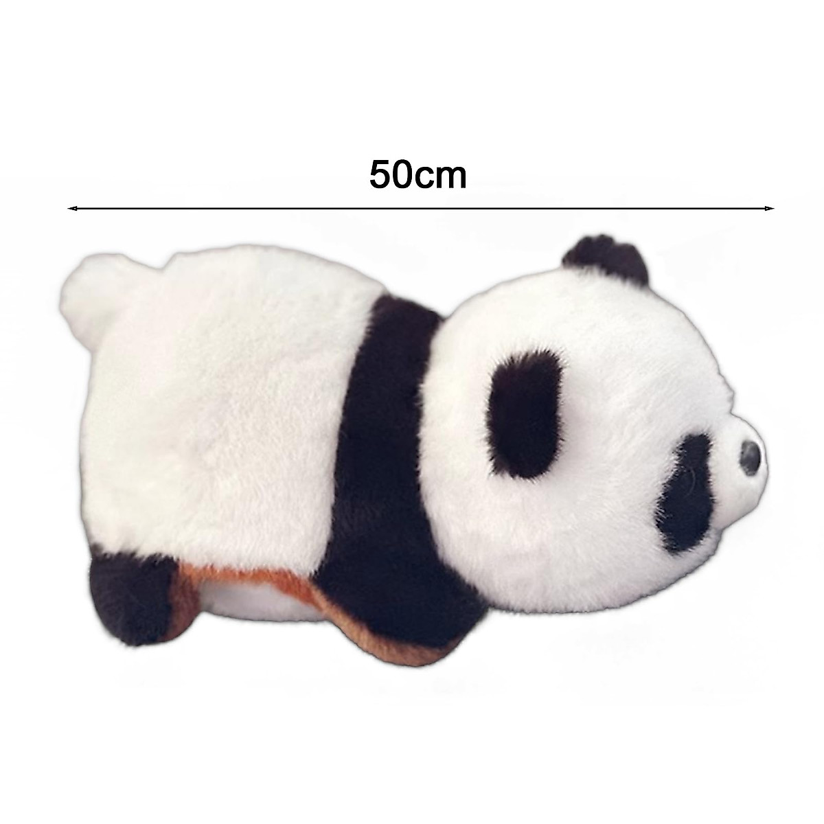 Roadoor Reversible Panda Plushie, 2-in-1 Red Panda & Panda Soft Toy, Double Sided Panda Stuffed Animal, Soft Panda Pillow Plush Toy Panda 14"