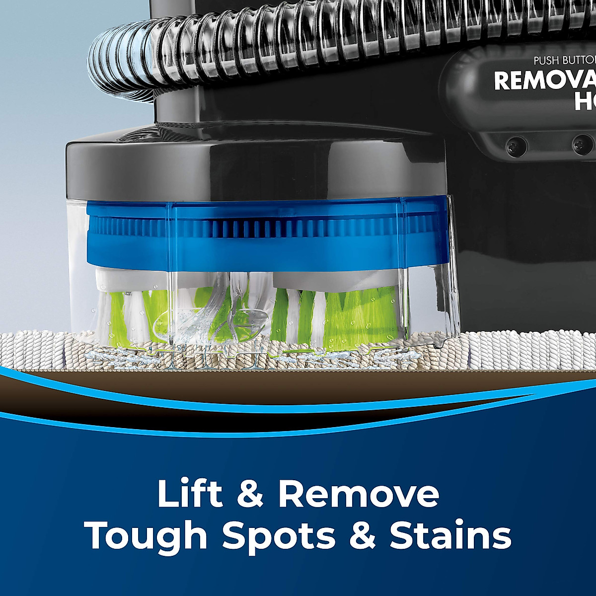 Bissell SpotBot Pet handsfree Spot and Stain Portable Deep Cleaner, Blue, 2117A