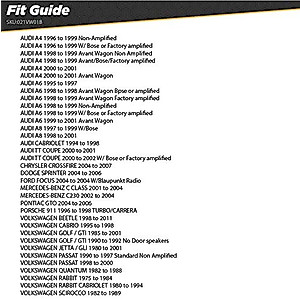 SCOSCHE VW01B Car Speaker/Power Connector for 1986-Up Volkswagen