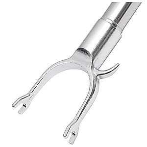 BUGUUYO Stainless Steel Telescopic Rod Retractable Clothesline Clothing Racks for Home Metal Coat Hanger Clothes Hook Reach Stick Telescoping Clothesline Pole Clothes Drying Supplies Elder