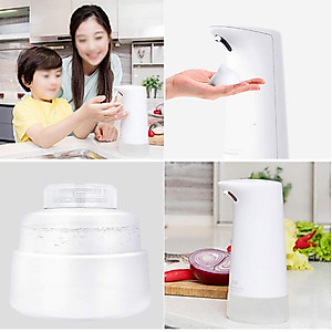 TGRTY Soap Dispenser Liquid Dispenser Induction Foam Dispenser Foam Dispenser Liquid Distributor Liquid Foam Dispenser Lotion Dispenser (Color : White)