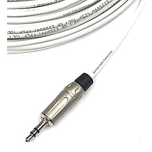3 Foot 3.5mm (1/8 inch) Stereo Male to Blunt Plenum CL3P Cable by Custom Cable Connection