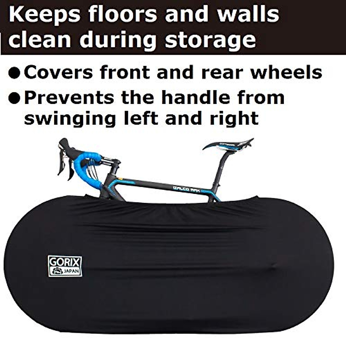 GORIX Bike Wheel Cover Elastic Car Carry Transport Storage Luggage Road Mountain(Global Edition) (olol)