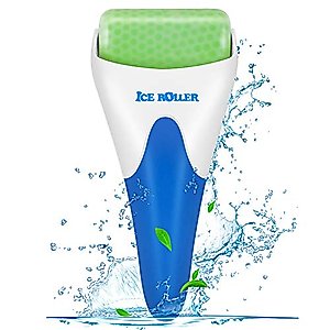 LATME Ice Roller for Face Eyes,Womens Gifts,Face Massager Roller Puffiness Migraine Pain Relief and Minor Injury(Green)