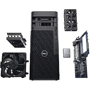Dell Precision 7000 7865 Workstation - AMD Ryzen Threadripper PRO Dodeca-core (12 Core) 5945WX 4.10 GHz - 32 GB DDR4 SDRAM RAM - 1 TB SSD - Tower - Black, 16.3" x 6.8" x 16.9"