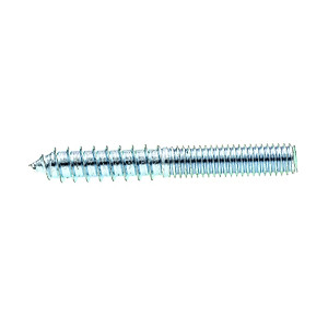 Prime-Line 9050214 Hanger Bolts, 3/8 In.-16 X 3 In., Plain Steel (10 Pack)