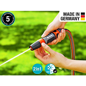 GARDENA 37114FP Frost Proof 2-in-1 Fully Adjustable Nozzle