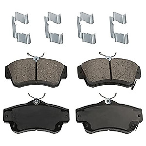 ULINEN Brake Rotor Brake Pad Kit Fits Front Solid Set of 3 (Cast Iron) 16569935 4509994AA,4509994AD,5017843AA,5083853AA,5083853AB,5086364AA,4509994AA,4509994AD,5017843AA,5083853AA,5083853AB,5086364AA,