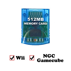 Aoyoho 2 Packs Memory Card 512MB Gaming Memory Card Compatible for Wii and Gamecube NGC GC
