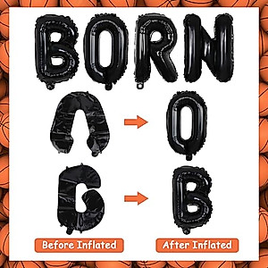 JOYMEMO Basketball Themed 2nd Birthday Party Decorations Boys, Born 2 Ball Basketball Foil Balloons for 2 Years Old It's Game Time Basketball Decor, Sport Theme Birthday Party Supplies