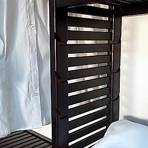 John Louis Home 12in. Deep Woodcrest Simplicity Organizer, Espresso Finish