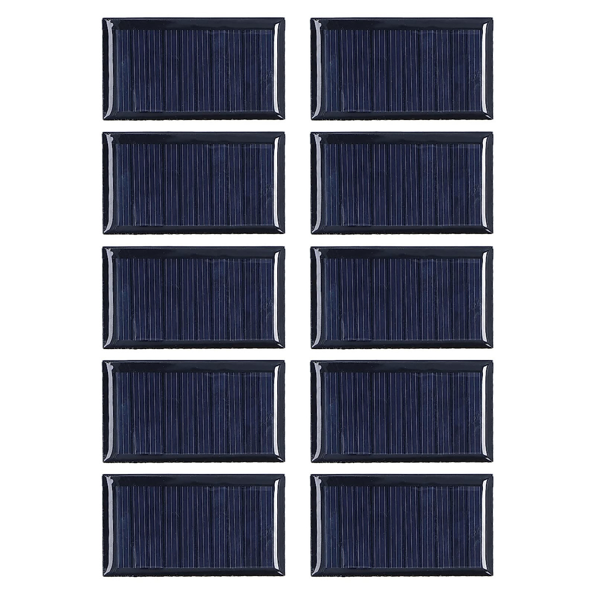 Pokerty9 Small Solar Cells,Solar Panel 300mA 0.15W 5V Weather Resistant Polysilicon for DIY Projects,Pokerty9YKD