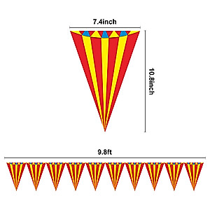 Carnival Pennant Banner - 5 Packs Party Décor
