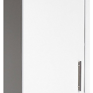 Prepac Elite 2 Door Stackable Wall Mounted Storage Cabinet, 16" D x 32" W x 24" H, White