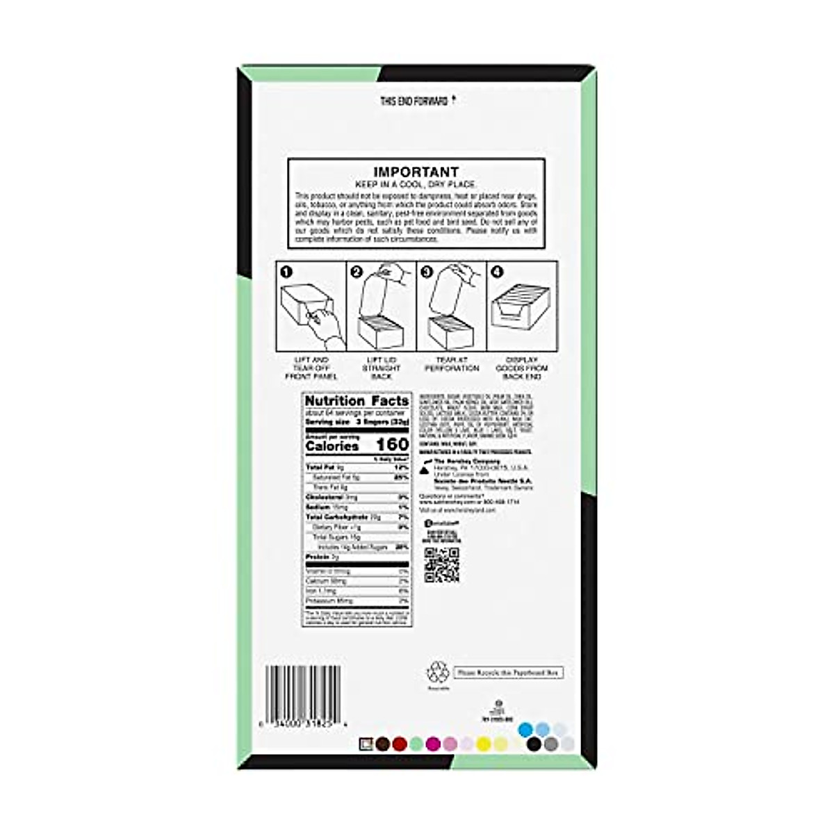 KIT KAT DUOS Mint Creme and Dark Chocolate King Size Wafer Candy, Individually Wrapped, Bulk, 3 oz Bars (24 Count)