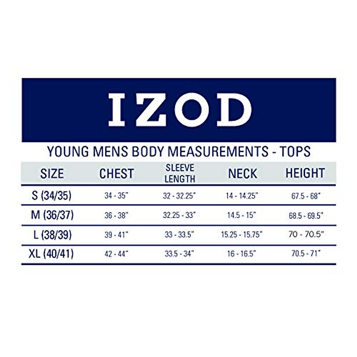 IZOD mens Long Sleeve Pique polo shirts, Navy, 38-39 US