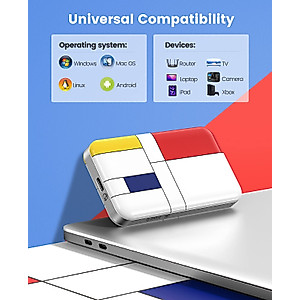 ORICO 512GB Portable SSD - Up to 1050MB/s - USB-C, USB 3.2 Gen 2 - External Solid State Drive - PSSD with UASP- MTQ