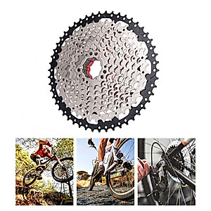 VGEBY1 Bike Cassette Freewheel,10 Speed 11-50T Mountain Bike Sprocket Replacement Bike Accessory