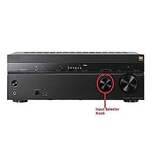 Function Menu Input Selector Knob Compatible with Sony Multi Channel AV Receiver Audio System