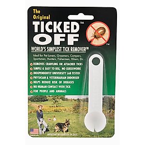 Ticked Off Pets Tick Remover, White