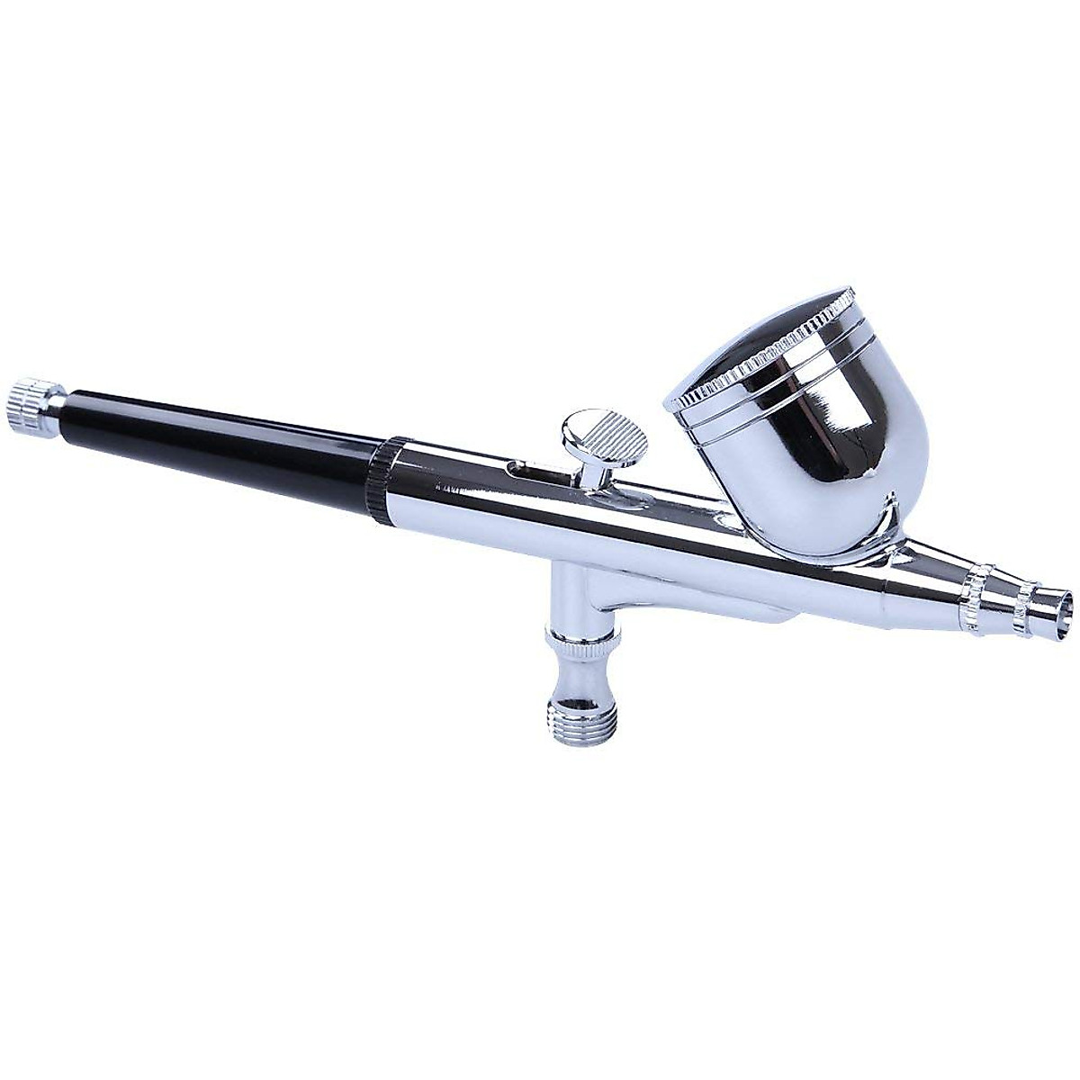 TIMBERTECH Precision Airbrush Professional Dual Action Airbrush ABPST01 with 1/8’’-1/4’’ Adapter, 6ft Airbrush Hose, 0.2/0.3/0.5mm Nozzles and Needles for Painting, Cake Decorating, Tattoo, Models Art