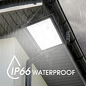 YANYCN 3 Pack 100W Led Flood Lights Outdoor,Super Bright 11600LM Security Lights with Plug,Exterior IP66 Waterproof 5000K Daylight White FloodLight for Basketball Court, Yard, Garden, Playground