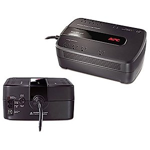 Back-UPS ES 650 Battery Backup System, 650VA, 8 Outlets, 365 J, Sold as 1 Each