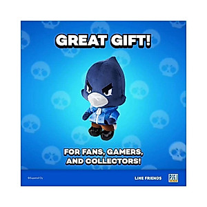 Brawl Stars Plush Buddies | 7-Inch-Tall Collectibles | Brawl Stars Plush Toy Doll | Crow Plush| Brawl Stars Licensed Toy Plush