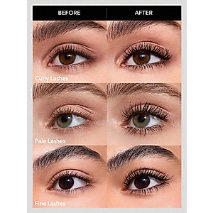 SHEGLAM 2 In 1 Black Volume and Length Washable Mascara Long Lasting Dual-Ended Tubing Eye Makeup