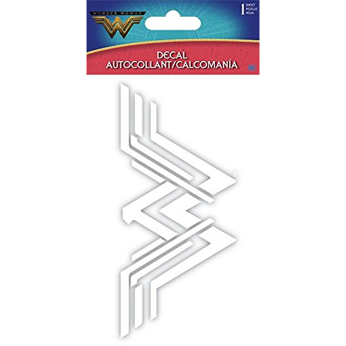 DC Comics Wonder Woman Decals Set Bundle with Wonder Woman Stickers - 3 Pack Wonder Woman Decal Stickers for Laptop, Phone, Car, Walls, Room Decor (Wonder Woman Party Supplies)
