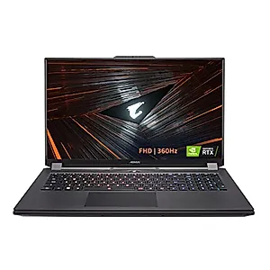 GIGABYTE AORUS 17 YE5: 17.3" FHD 1920x1080 IPS-Level Display, Intel Core i7-12700H, NVIDIA GeForce RTX 3080 Ti Laptop GPU 16GB GDDR6, 32GB DDR5 RAM, 1TB SSD, Win11 Home (AORUS 17 YE5-74US544SH)