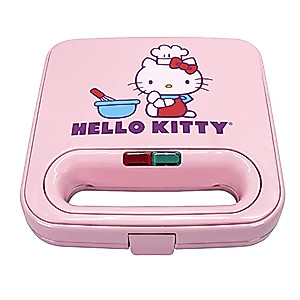 Uncanny Brands Hello Kitty Waffle Maker - Make Double Hello Kitty Waffles - Kitchen Appliance