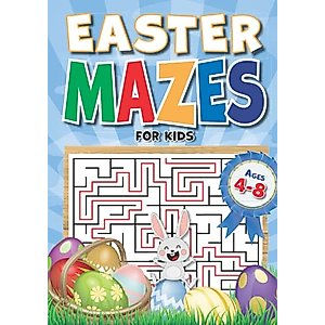 Easter Mazes For Kids Ages 4-8: 90+ Mazes over 3 Difficulty Levels. Best Kids Easter Basket Stuffers. Fun Maze Book For Kids 4-6, 6-8 (Easter Basket Stuffers For Kids)
