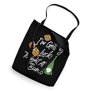 Getting Lucky Tonight At Bunco - Game Night St. Patricks Day Tote Bag
