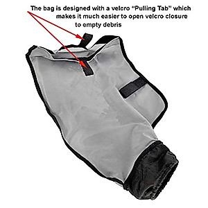ATIE Pool Cleaner Debris Bag with Hook and Loop Fastener Enclourse Compatible with Pentair Racer 360228 and Racer LS 360330 Pool Cleaner Debris Bag Kit 360240 (2 Pack)