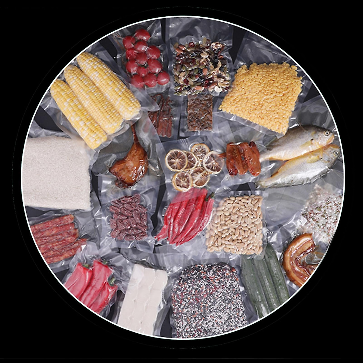 Tooracom Vacuum Sealer Bags Rolls, for Food Saver Seal a Meal, Weston, Commercial Grade, BPA Free, Heavy Duty, Great for vac storage, Meal Prep or Sous Vide, 2Rolls (11''x16')